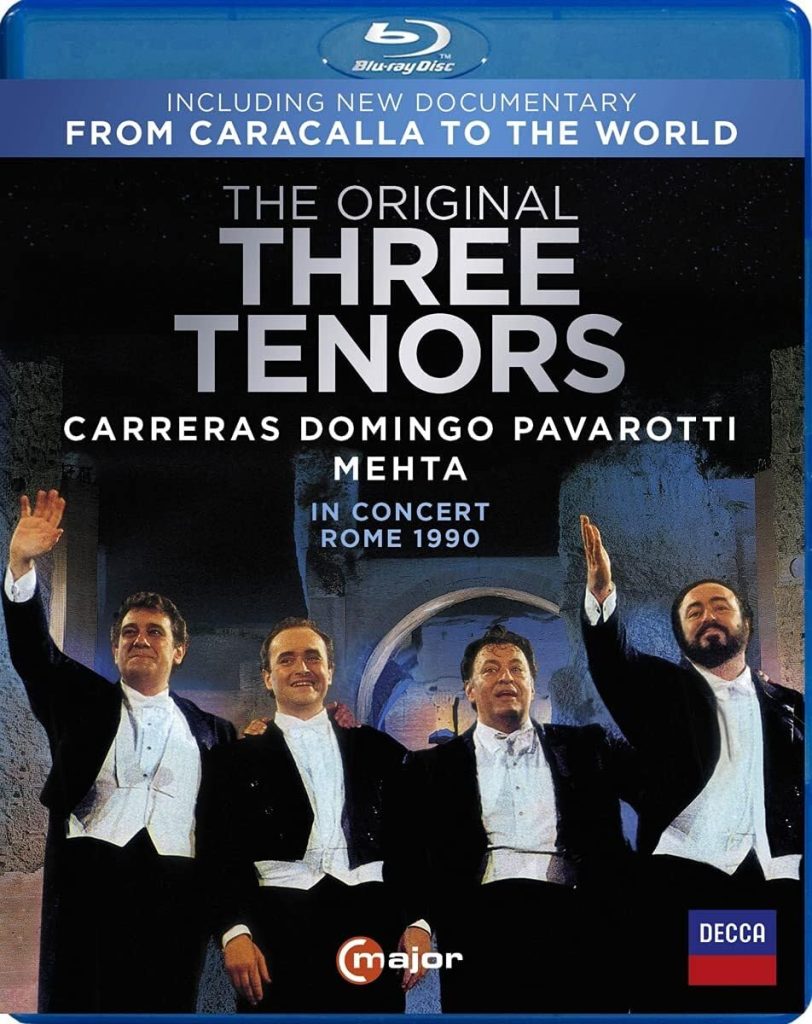 THE THREE TENORS – THE ORIGINAL THREE TENORS IN CONCERT – ROME 1990 – 20th ANNIVERSARI SPECIAL ...