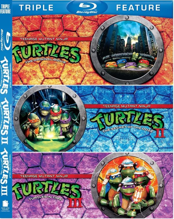 TEENAGE MUTANT NINJA TURTLES – TRILOGY – America Dvd