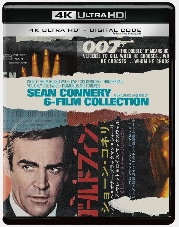 JAMES BOND 007 – SEAN CONNERY 6-FILM COLLECTION – America Dvd