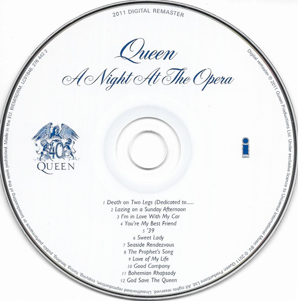 QUEEN – A NIGHT AT THE OPERA – America Dvd