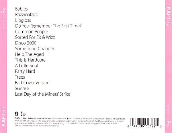 PULP – HITS – America Dvd