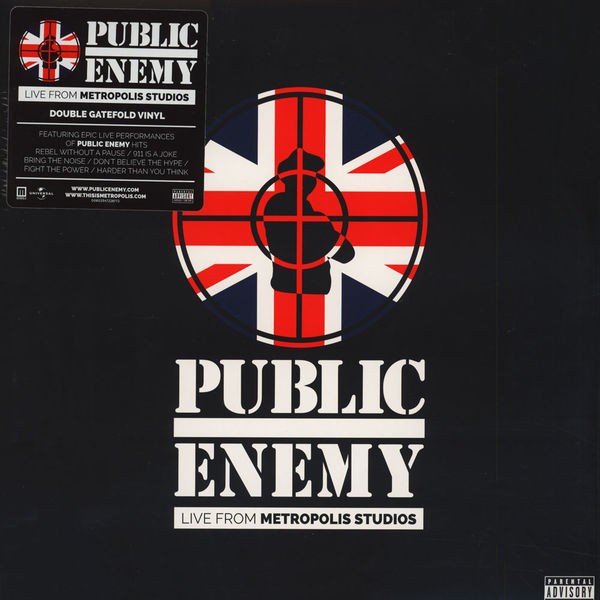 PUBLIC ENEMY – LIVE FROM METROPOLI STUDIOS – America Dvd