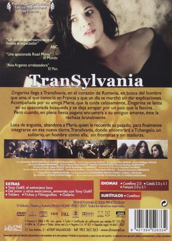 TRANSYLVANIA – America Dvd