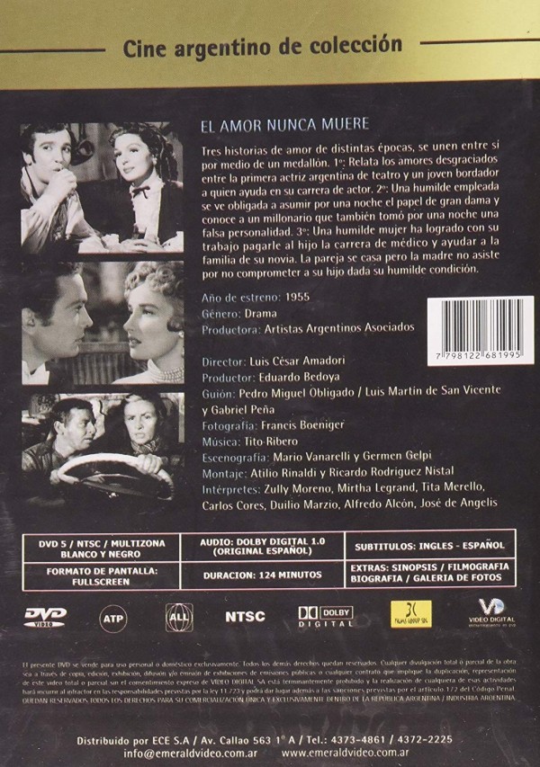 EL AMOR NUNCA MUERE – America Dvd