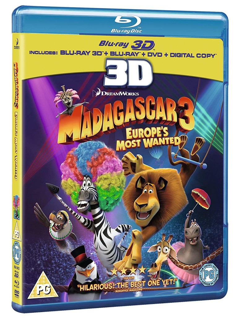 MADAGASCAR 3 – EUROPES MOST WANTED – America Dvd
