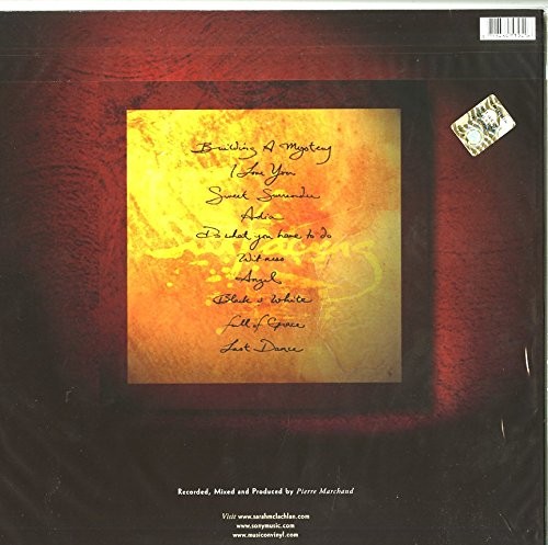 SARAH MCLACHLAN – SURFACING – America Dvd