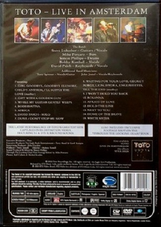 TOTO – LIVE IN AMSTERDAM – 25th ANNIVERSARY – America Dvd
