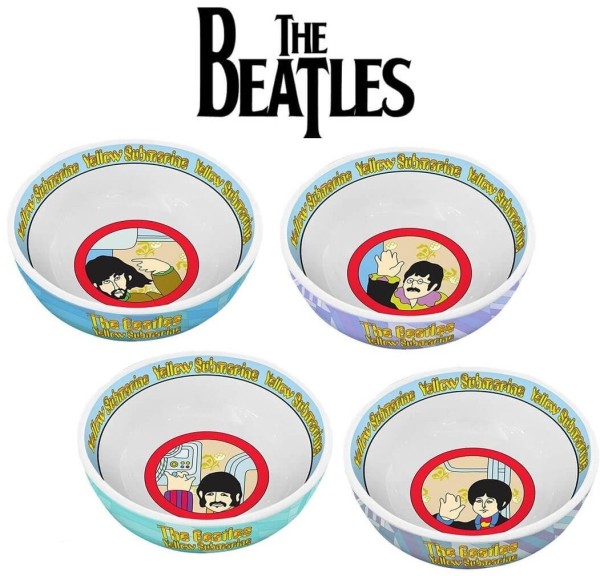 THE BEATLES – YELLOW SUBMARINE – CERAMIC BOWL SET – America Dvd