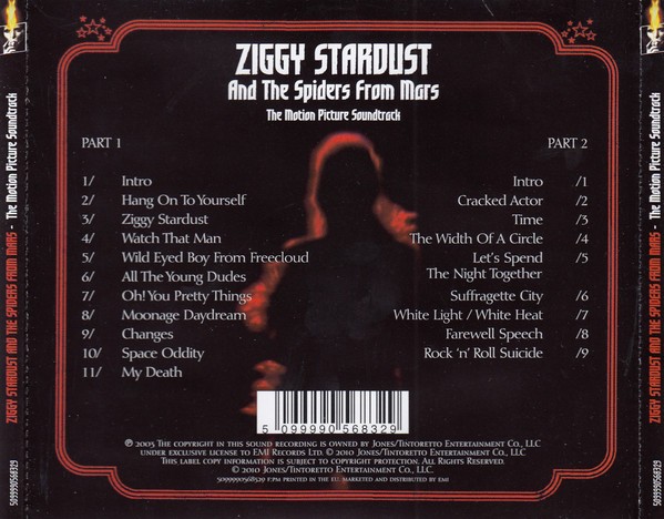 DAVID BOWIE – ZIGGY STARDUST AND THE SPIDER FROM MARS – 30th ANNIVERSARY – SOUNDTRACK – America Dvd