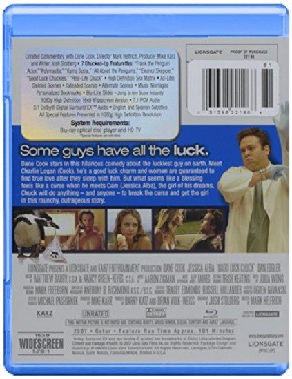 GOOD LUCK CHUCK – America Dvd