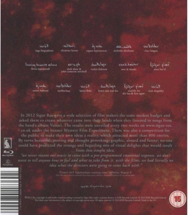 SIGUR ROS – VALTARI – America Dvd