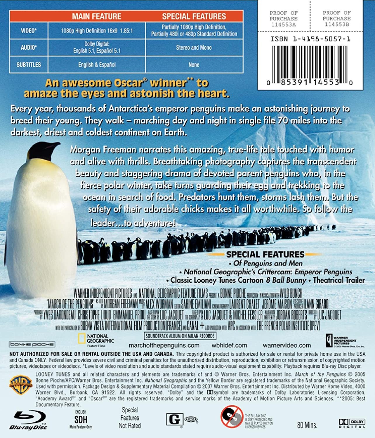 MARCH OF THE PENGUINS – America Dvd