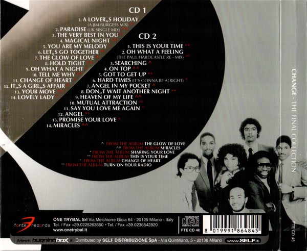 CHANGE – THE FINAL COLLECTION – America Dvd