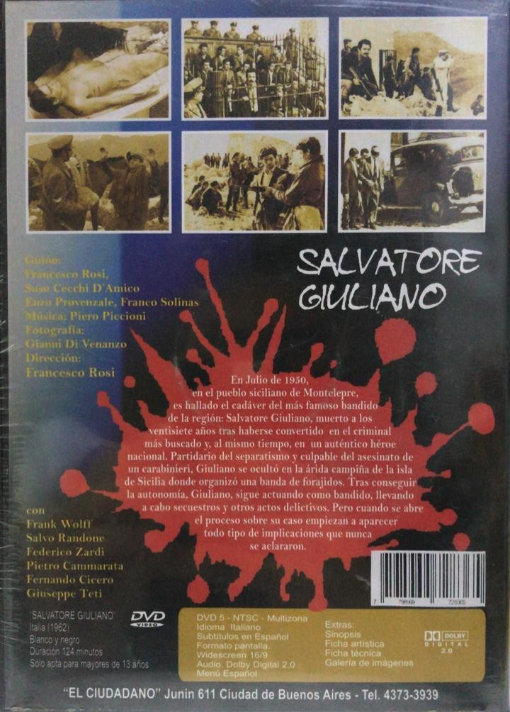 SALVATORE GIULIANO – America Dvd