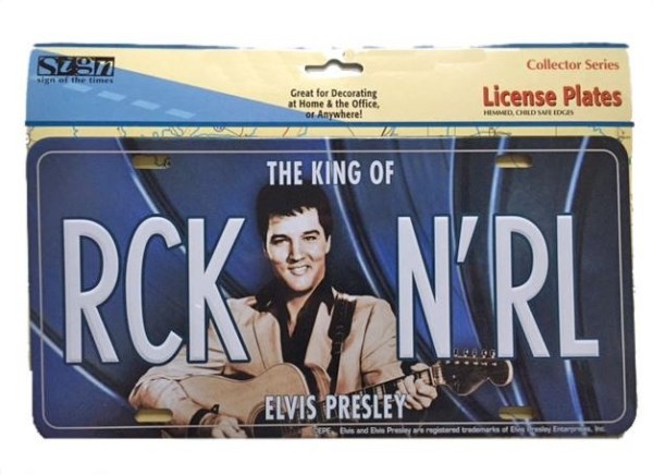 LICENSE PLATES – THE KING OF RCK N RL ELVIS PRESLEY – America Dvd
