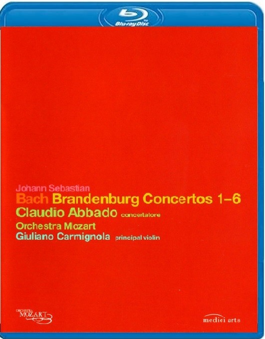 JOHANN SEBASTIAN BACH – CLAUDIO ABBADO – BRANDENBURG CONCERTOS 1-6 – America Dvd