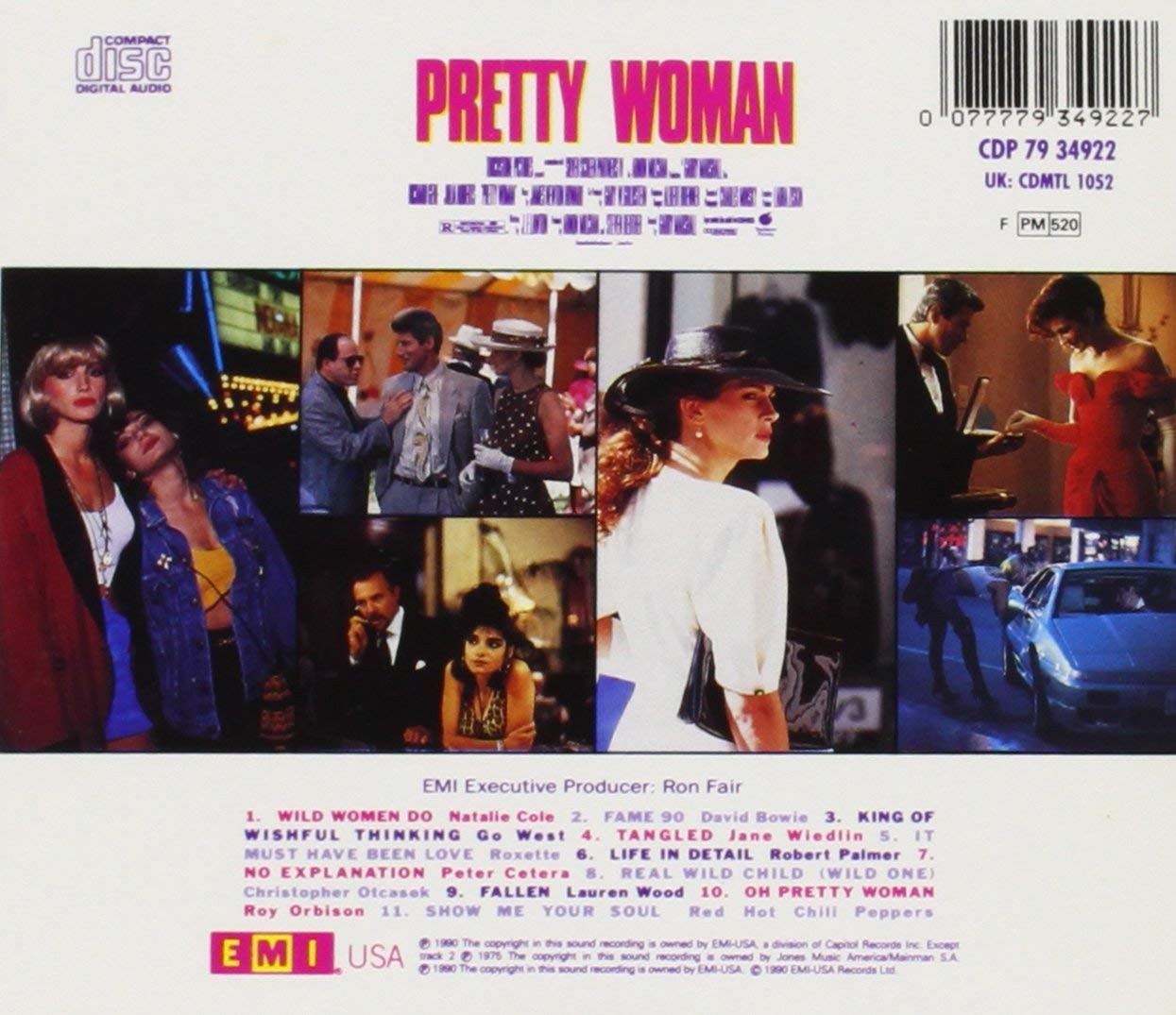 PRETTY WOMAN – SOUNDTRACK – America Dvd