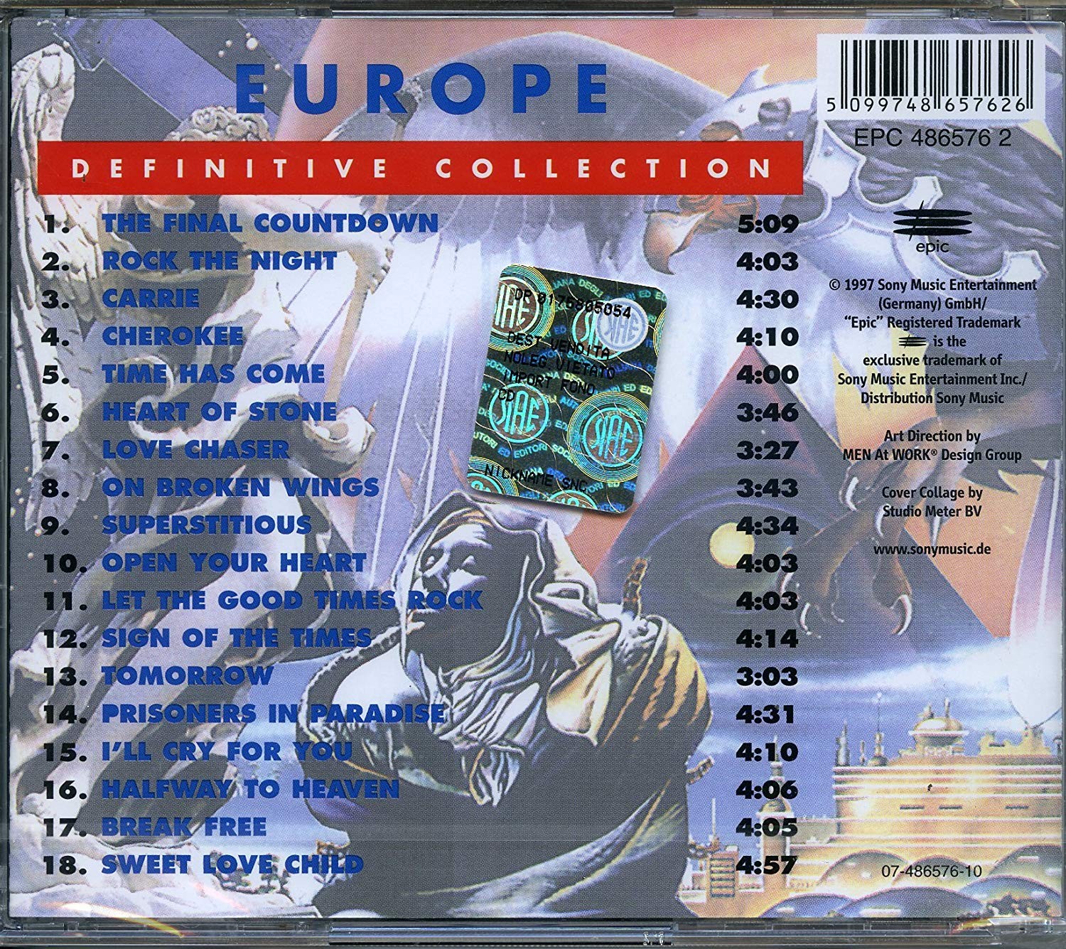 EUROPE – DEFINITIVE COLLECTION – America Dvd