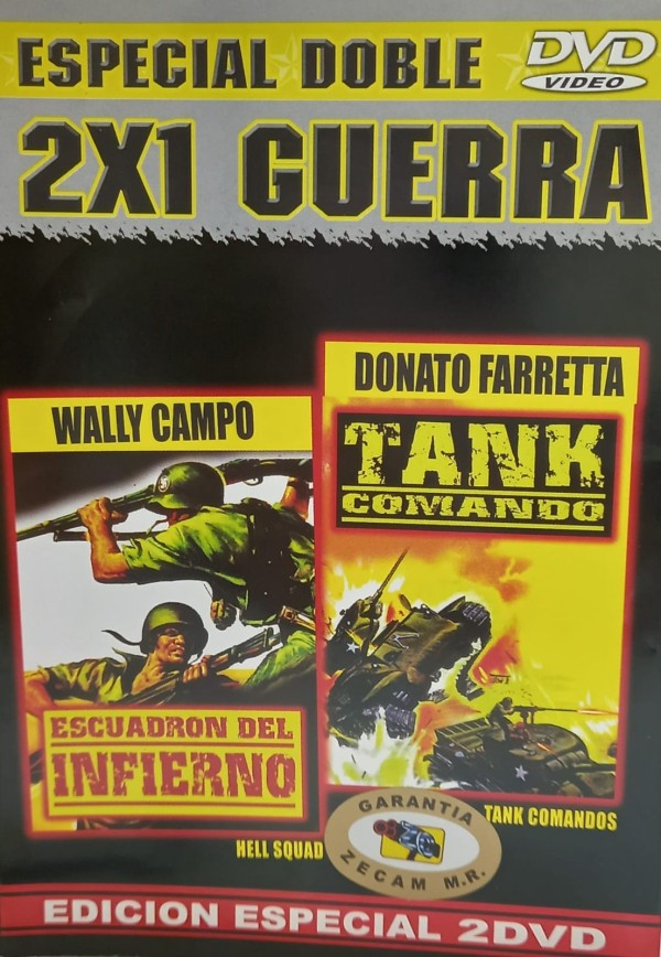 ESCUADRON DEL INFIERNO / TANK COMANDO – America Dvd