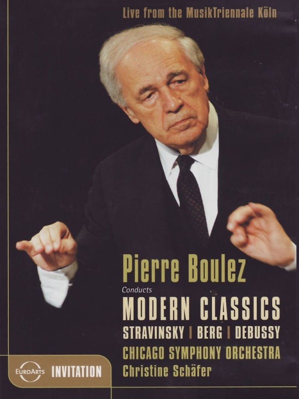 PIERRE BOULEZ – MODERN CLASSICS – STRAVINSKY / BERG / DEBUSSY – America Dvd