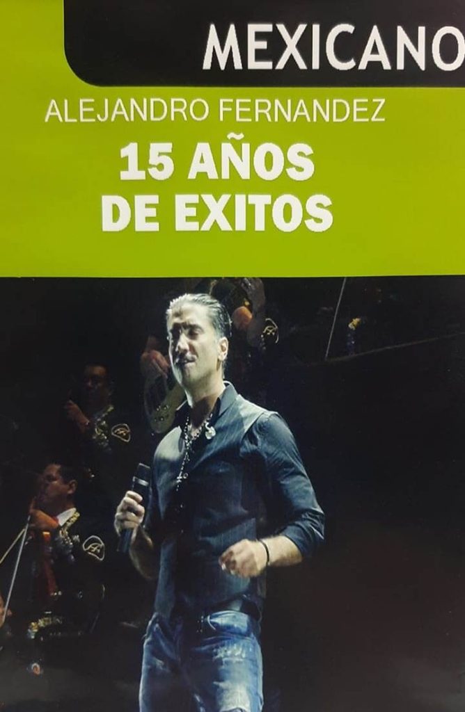 ALEJANDRO FERNANDEZ – 15 AÑOS DE EXITOS – America Dvd