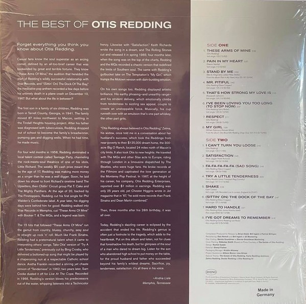 OTIS REDDING – THE BEST OF OTIS REDDING – America Dvd