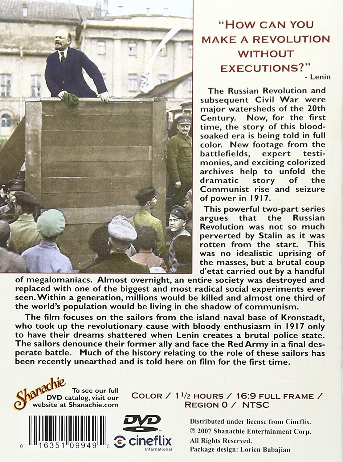 RUSSIAN REVOLUTION IN COLOR – America Dvd