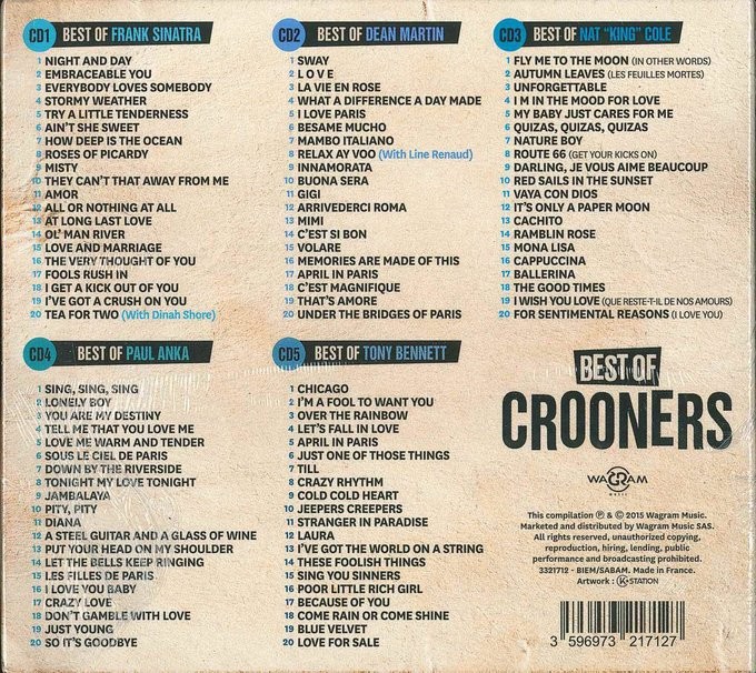 BEST OF CROONERS – America Dvd