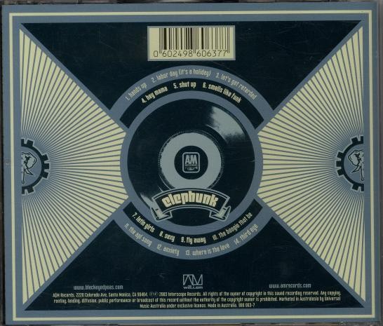 BLACK EYED PEAS – ELEPHUNK – America Dvd